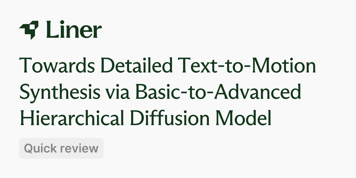 hierarchical diffusion